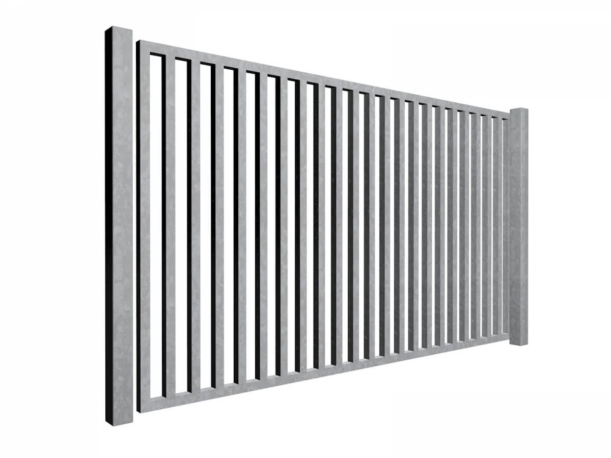 Commercial Vertical Box Section Gate, Manual & Automated | ELEX GATES